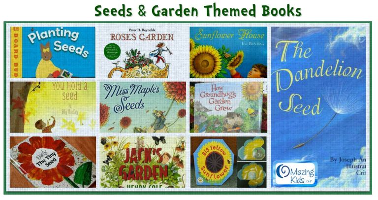 Seeds & Garden Themed Books, Music & Activities for Kids Yoga | OMazing ...