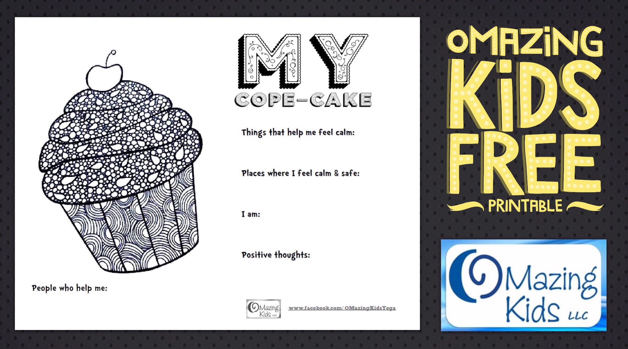 My Cope-Cake: free printable from OMazing Kids | OMazing Kids AAC ...