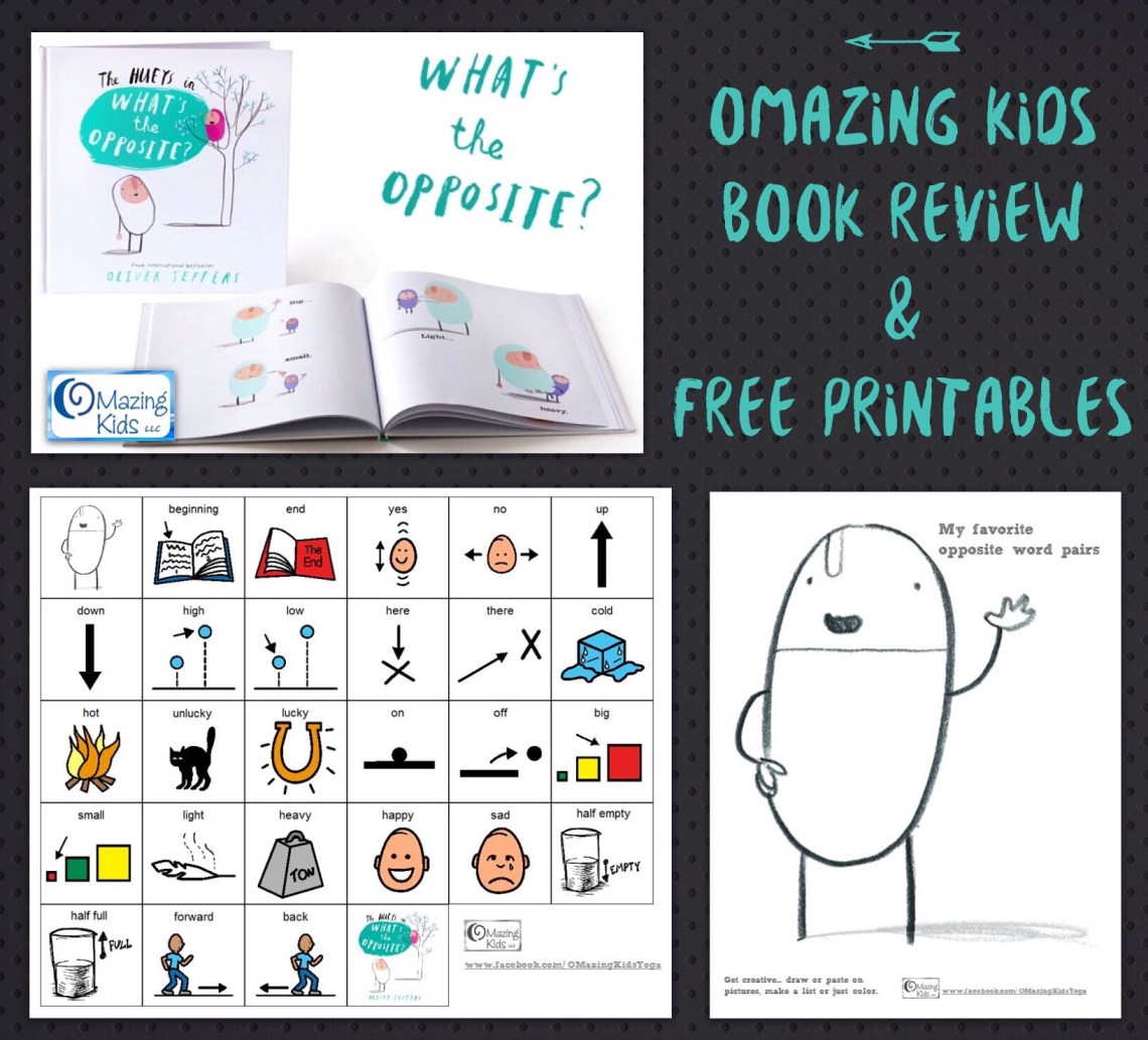 Book Review & Free Printables: The Hueys in What’s the Opposite? by ...