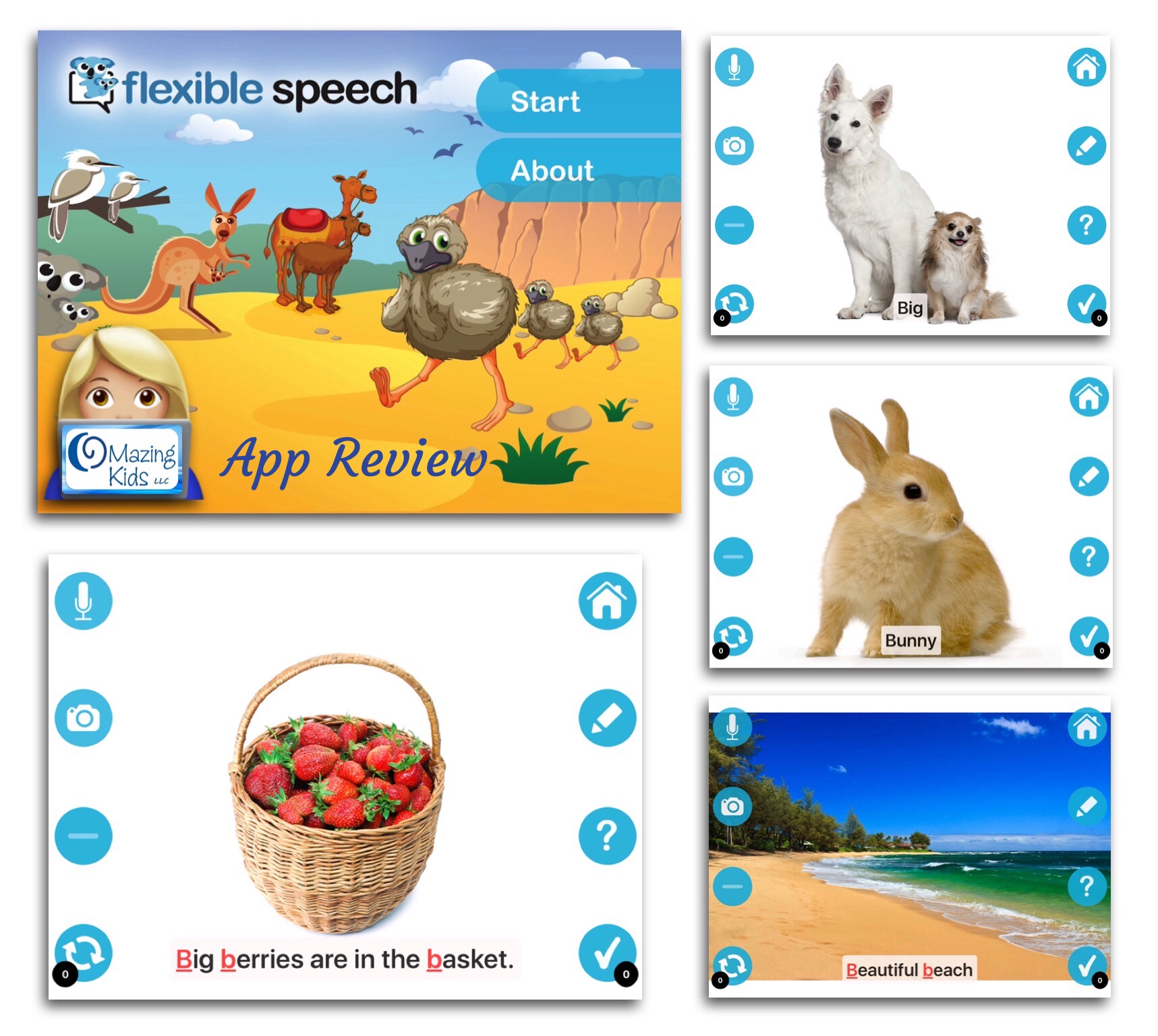 {App Review} Flexible Speech USA articulation app | OMazing Kids AAC ...