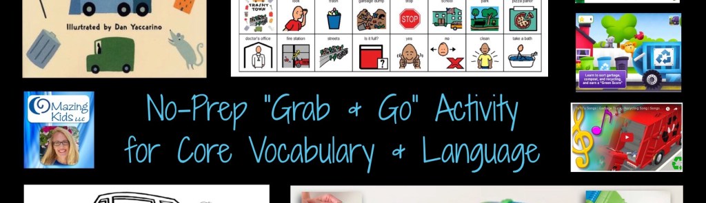 No-Prep “Grab & Go” Activity for Core Vocabulary & Language: Play-Doh ...