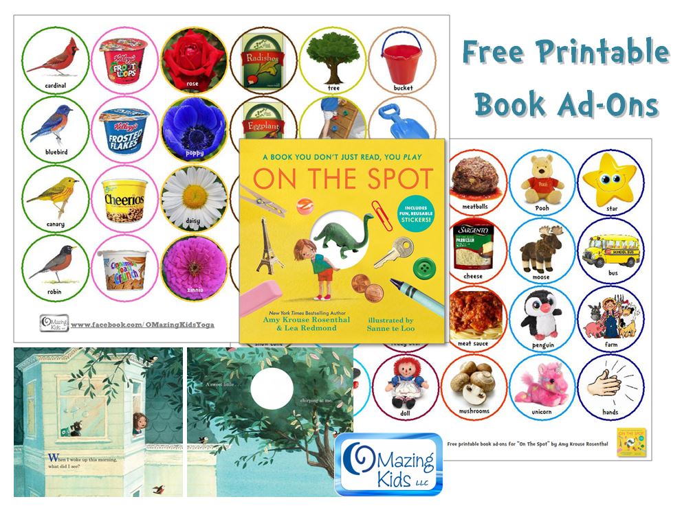 {Free Printable} Book Ad-Ons for “On The Spot” by Amy Krouse Rosenthal ...