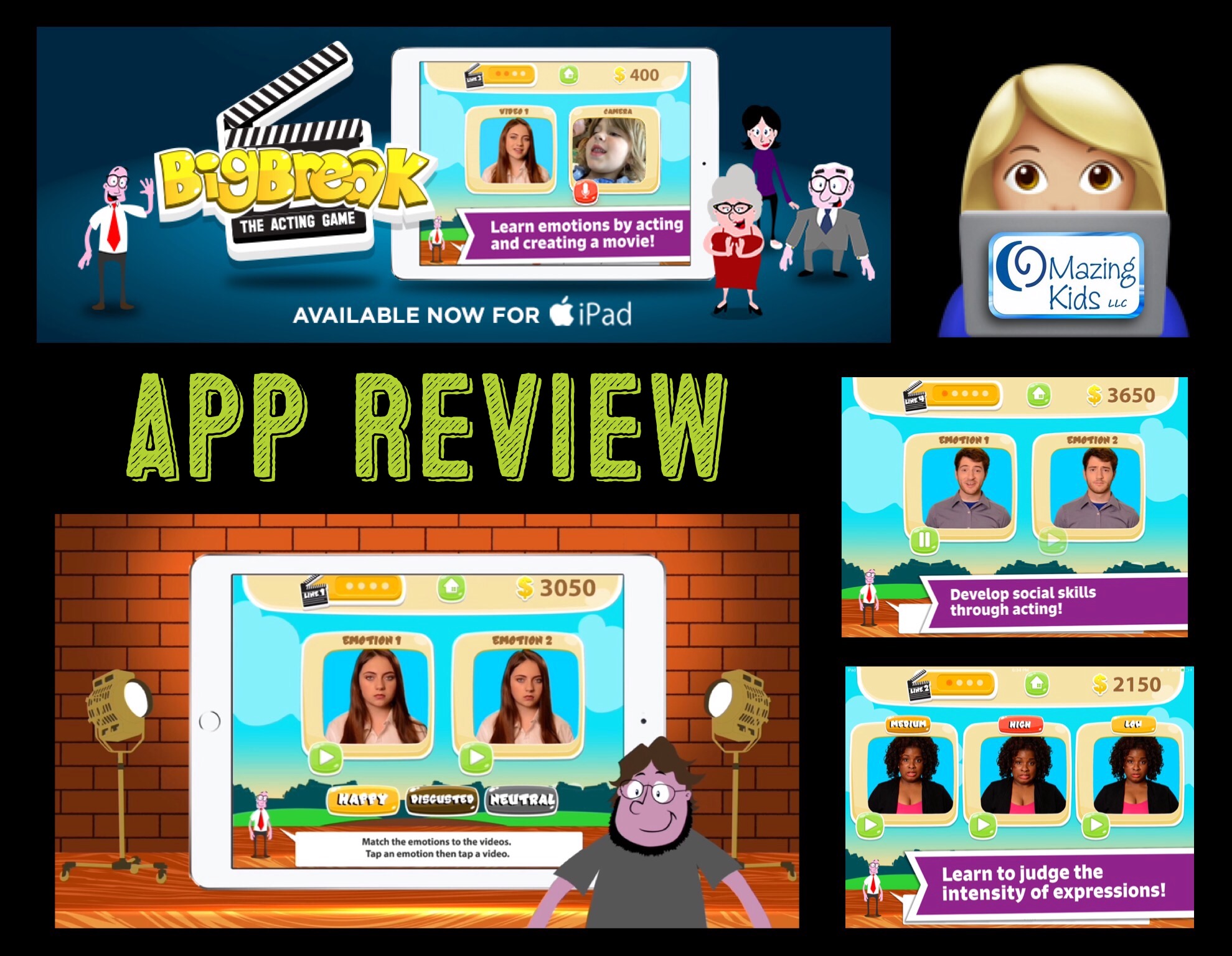 {App Review} Big Break: The Acting Game by Emote Play Apps Inc ...