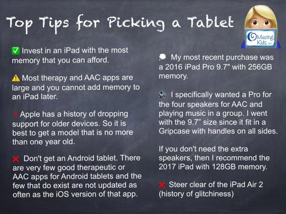 Top Tips for Picking a Tablet and Case for SLPs | OMazing Kids AAC ...