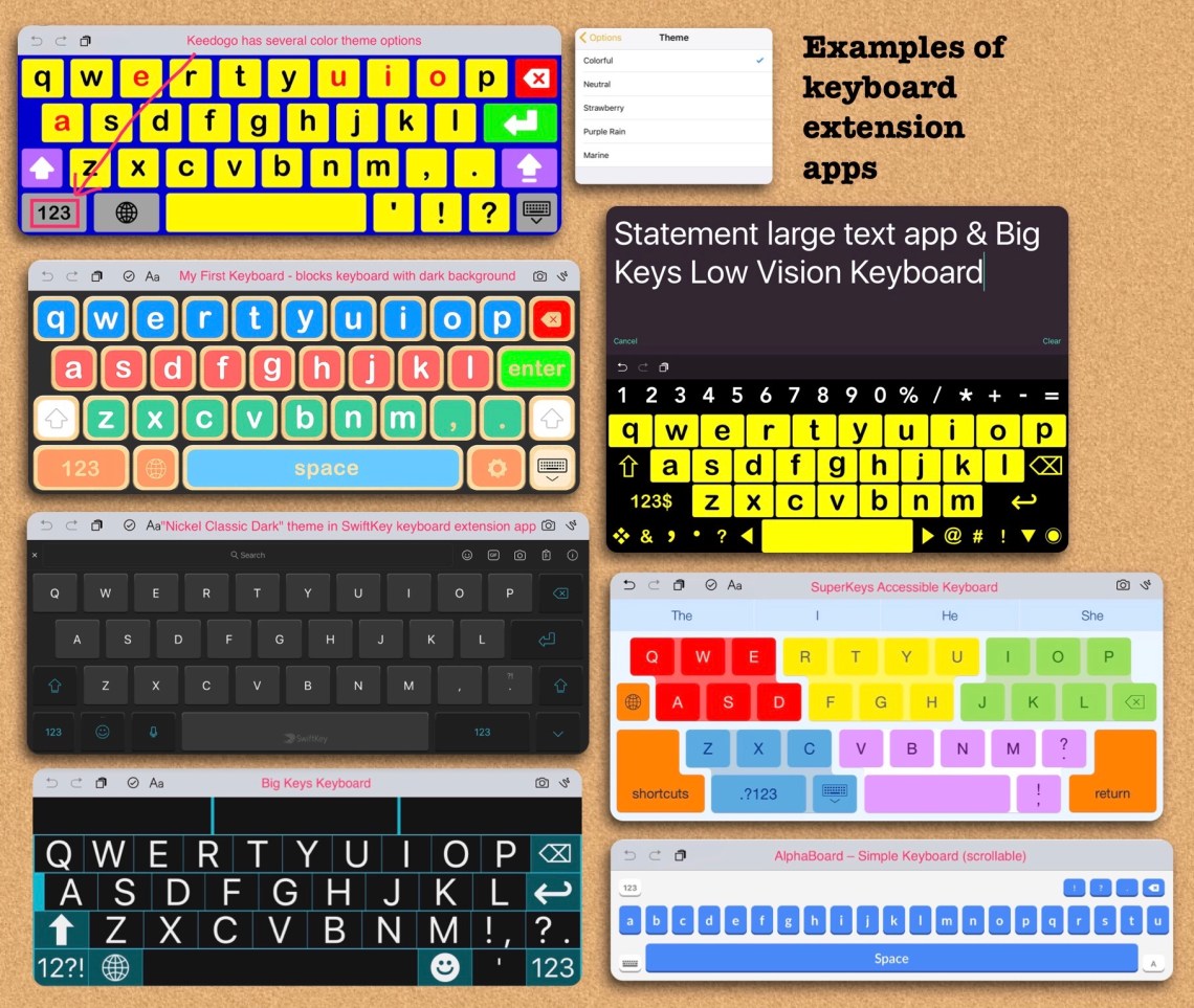 iOS apps for Early Exploration of Typing & Specialized Keyboards ...