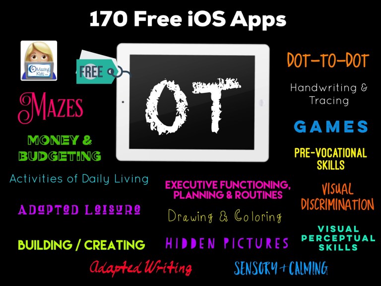 170 Free iOS Apps for Occupational Therapists – list compiled by Angela ...