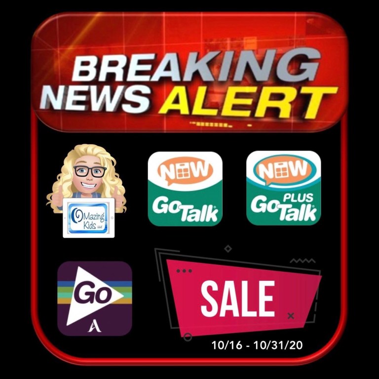 Rare sale on GoTalk Now & GoTalk Now Plus AAC apps | OMazing Kids AAC ...