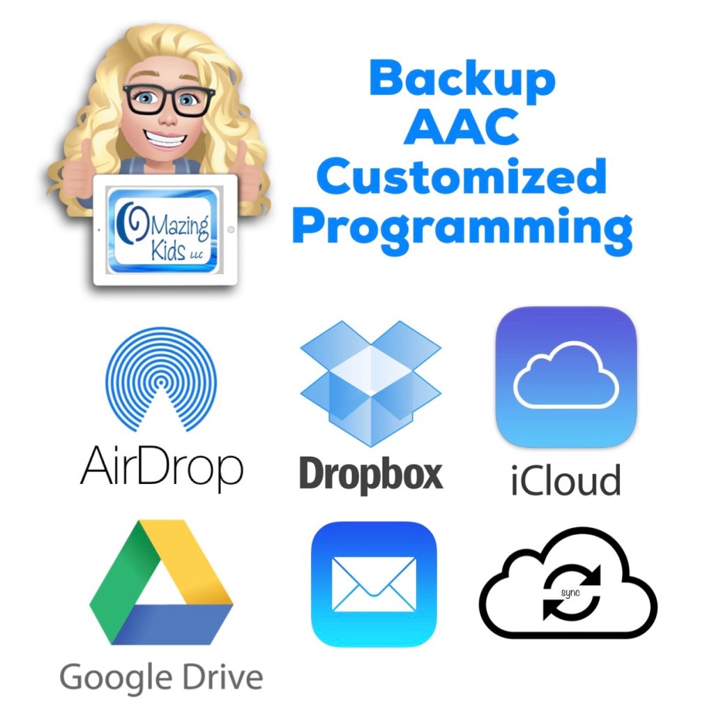 Backup AAC Customized Programming (updated 11/4/23) | OMazing Kids AAC ...