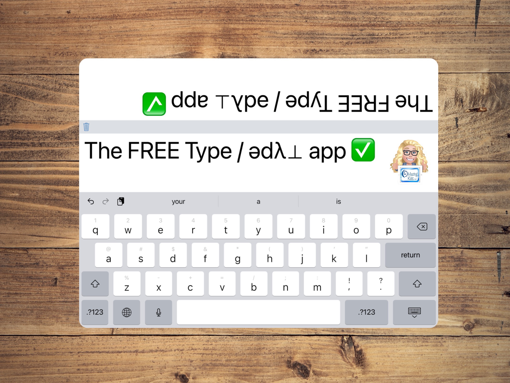 simple typing AAC app | OMazing Kids AAC Consulting