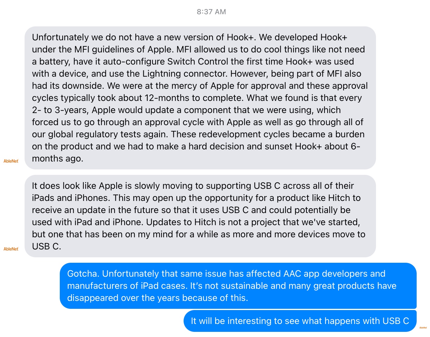 Important info about the Blue2 and Hook+ switch interfaces (updated 4/8 ...