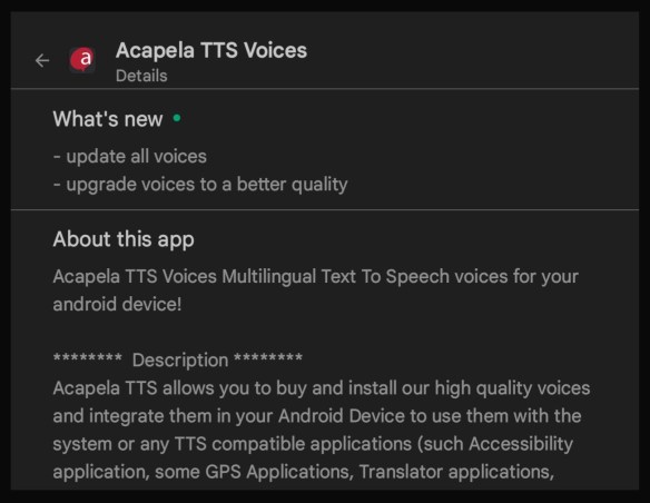Adding High Quality Acapela Child Voices to Android AAC Apps | OMazing ...