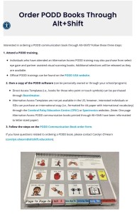 I have something to say…… about PODD (updated with additional resources ...