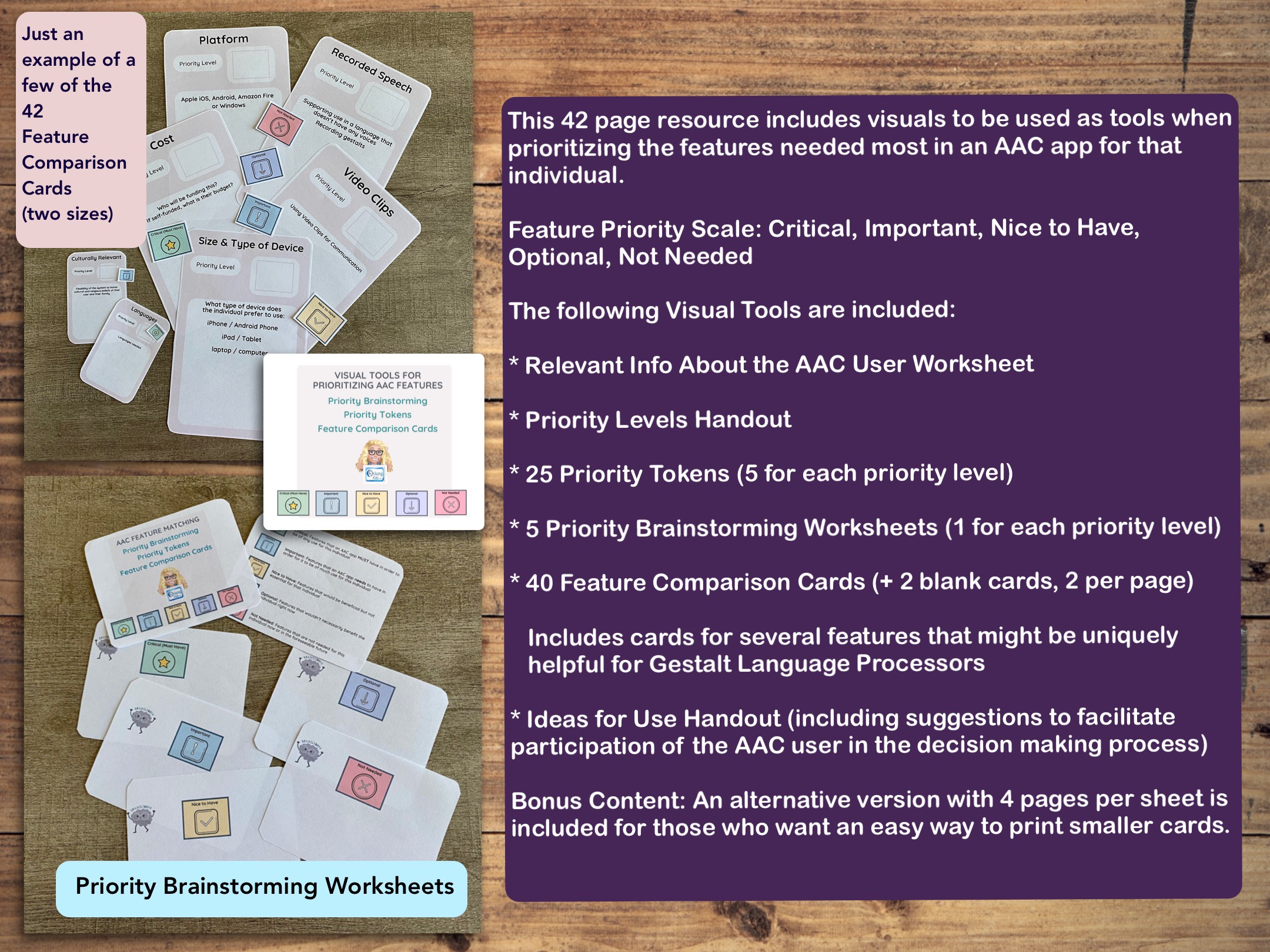 Visual Tools for Prioritizing AAC Features | OMazing Kids AAC Consulting