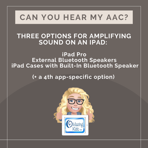 iPad case with built in speakers | OMazing Kids AAC Consulting