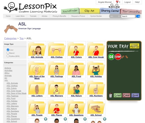 Sign Language Symbols, Videos & GIFs in AAC Apps (updated 5/2/25 ...