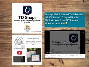 TD Snap: a visual guide to getting started (updated 3/21/23) – now ...