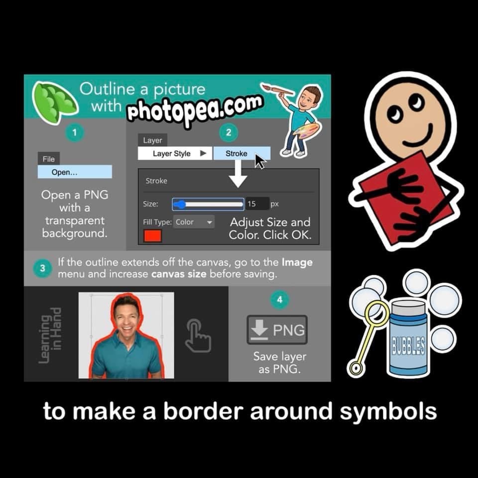 SymbolStix & Photopea | OMazing Kids AAC Consulting