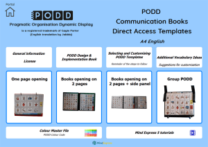 I have something to say…… about PODD (updated with additional resources ...