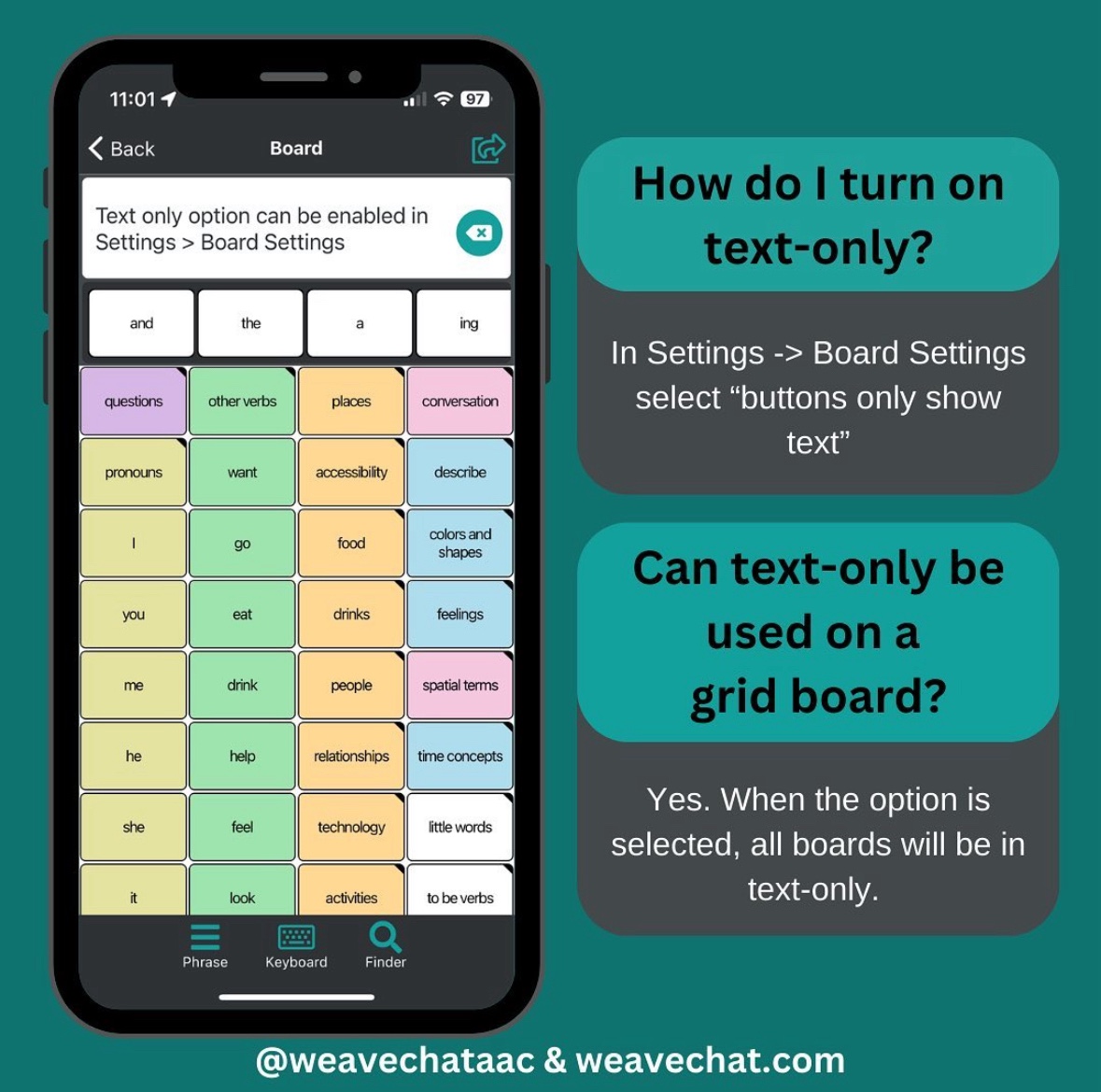 Weave Chat AAC | OMazing Kids AAC Consulting