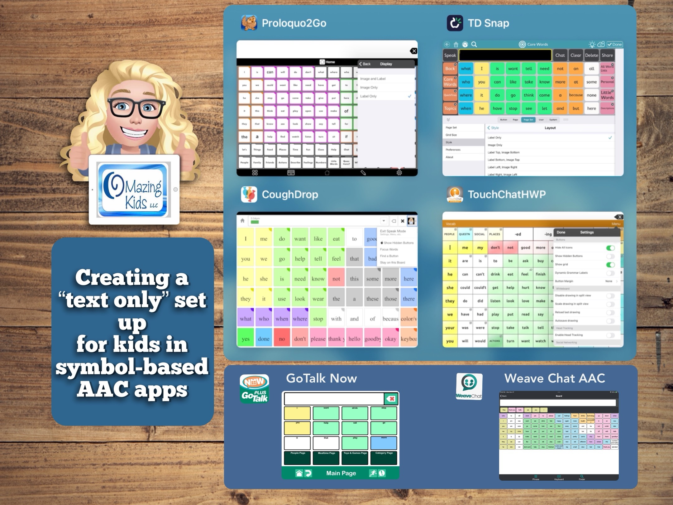 Weave Chat AAC | OMazing Kids AAC Consulting
