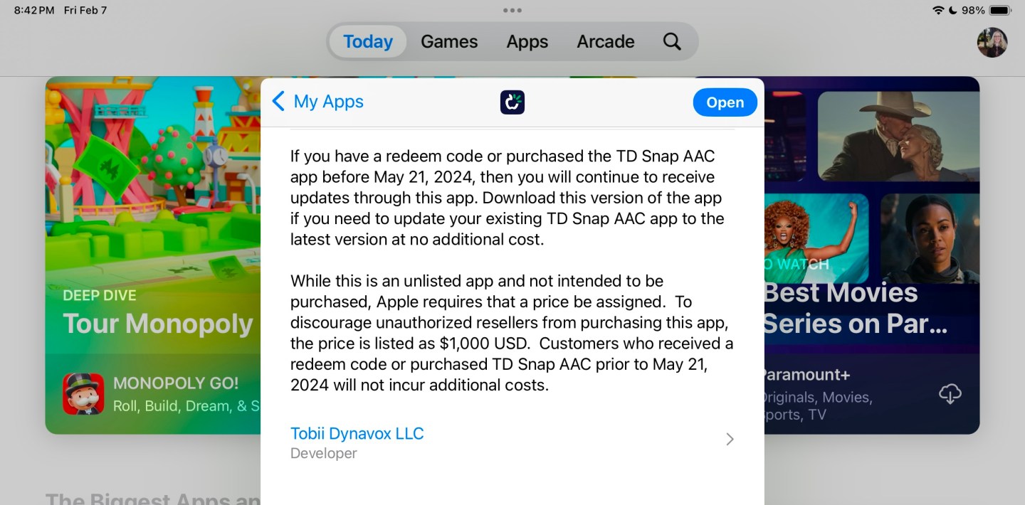 How to redownload the full paid version of TD Snap AAC (now known as TD ...