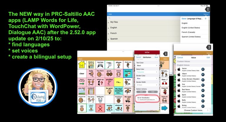 The NEW way to find languages, set voices & create a bilingual setup in ...
