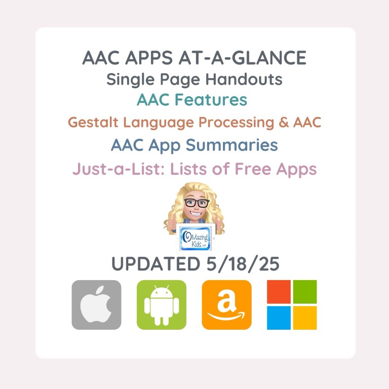 comparing AAC apps | OMazing Kids AAC Consulting