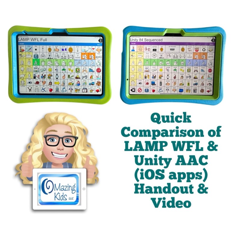Quick Comparison of LAMP Words for Life & Unity AAC iOS Apps | OMazing ...