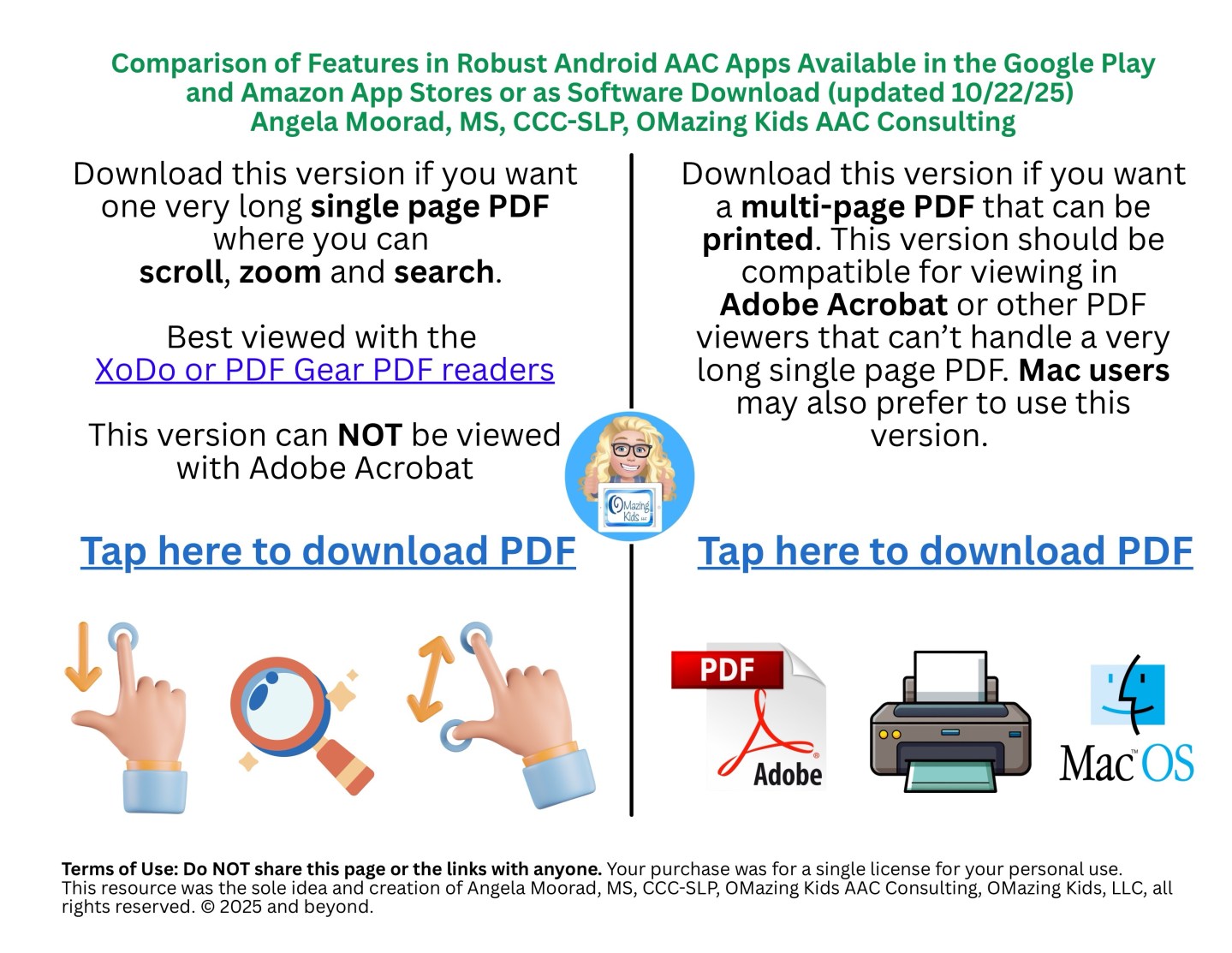 comparing AAC apps | OMazing Kids AAC Consulting