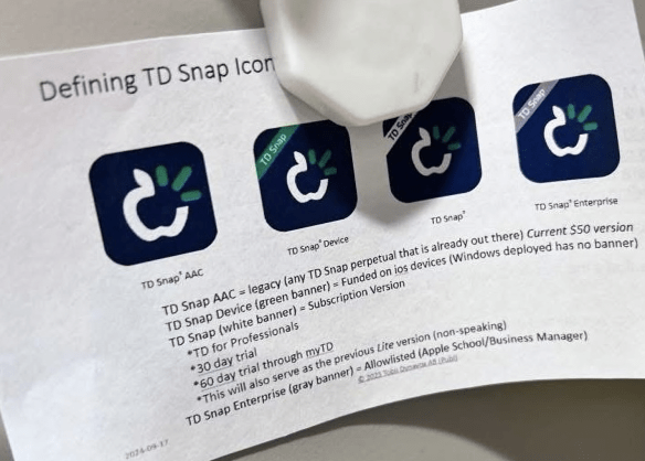 How to redownload the full paid version of TD Snap AAC (now known as TD ...